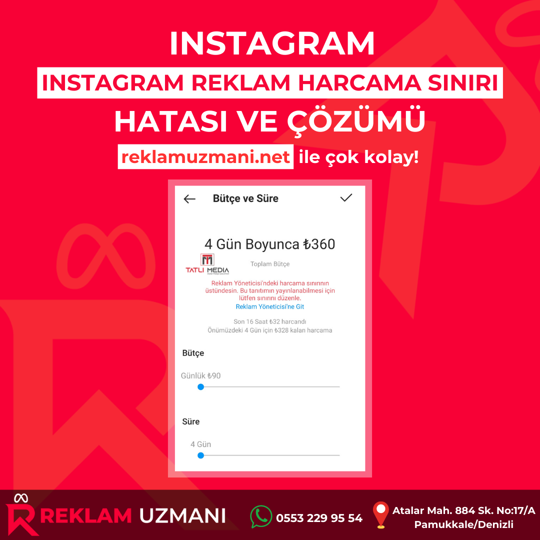 Instagram Reklam Harcama Sınırı Kaldırma - Reklam Uzmanı