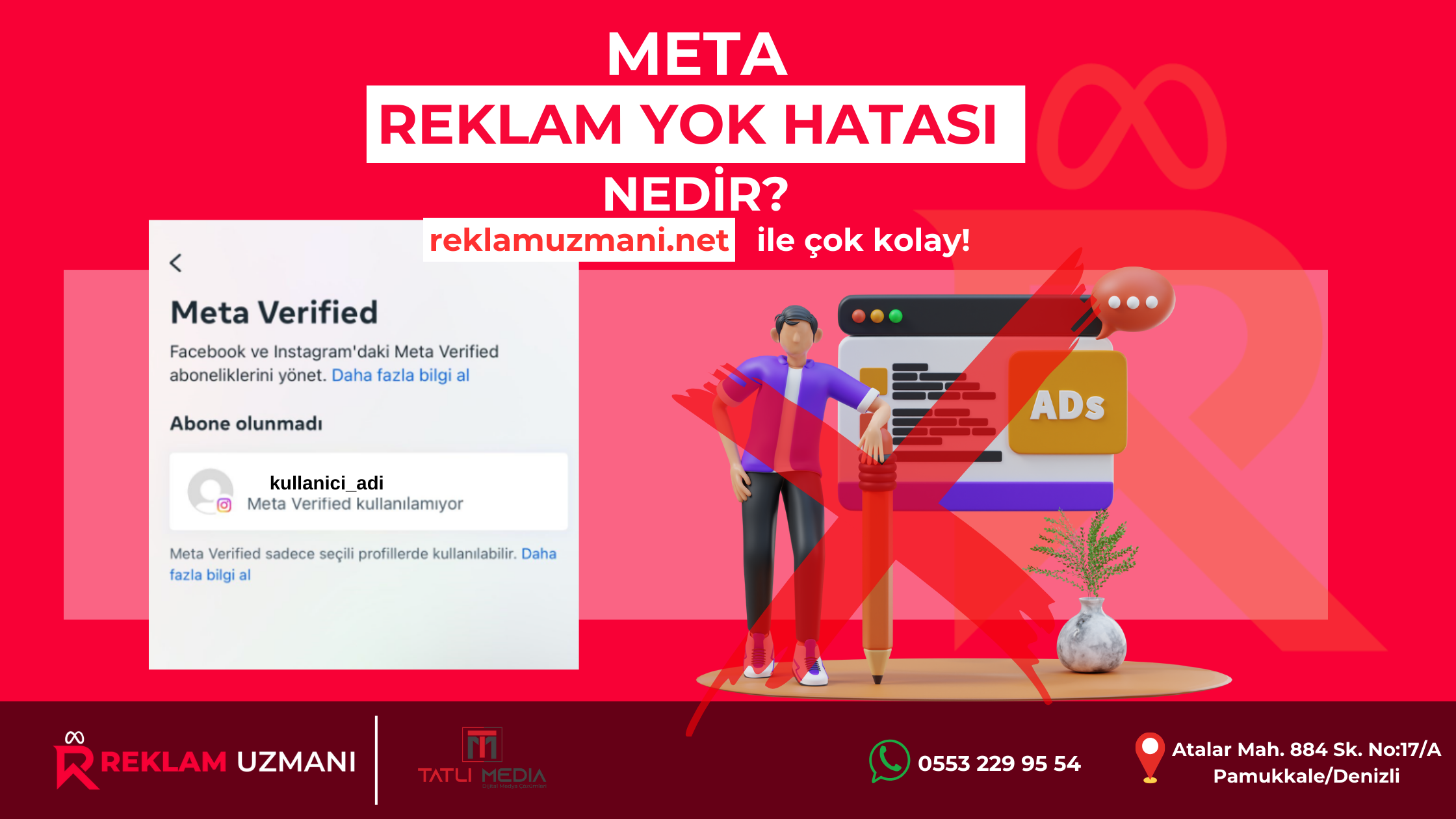 Meta Reklam Yok Hatası - Reklam Uzmanı